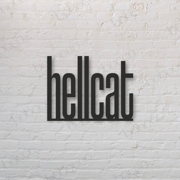 Hellcat Sign - Etsy