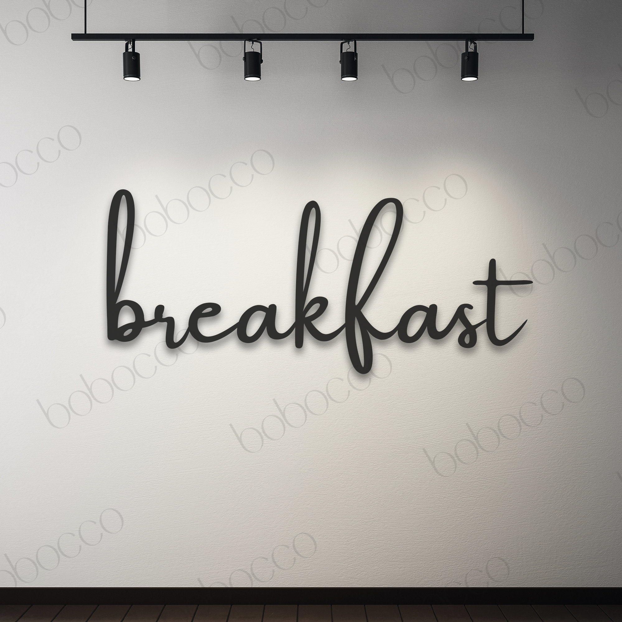 Metal Breakfast Sign, Kitchen Sign, Breakfast Wall Hanging, Breakfast ...