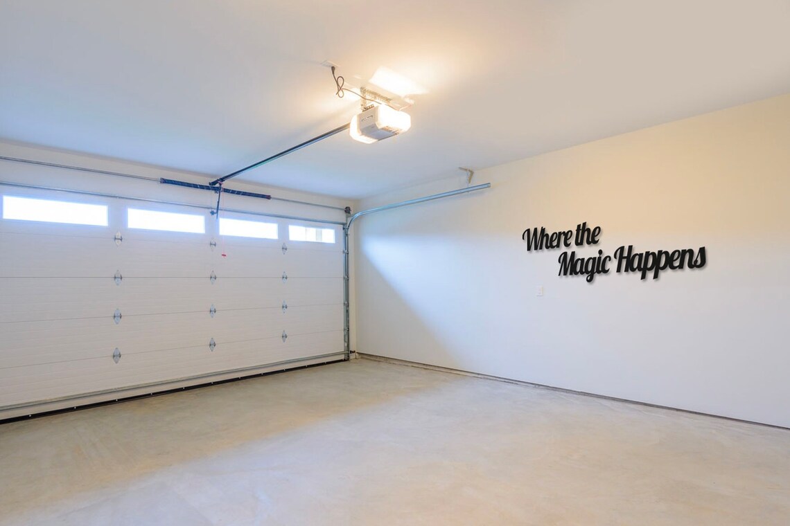 Metal Where the Magic Happens Sign, Where the Magic Happens Sign, Where ...