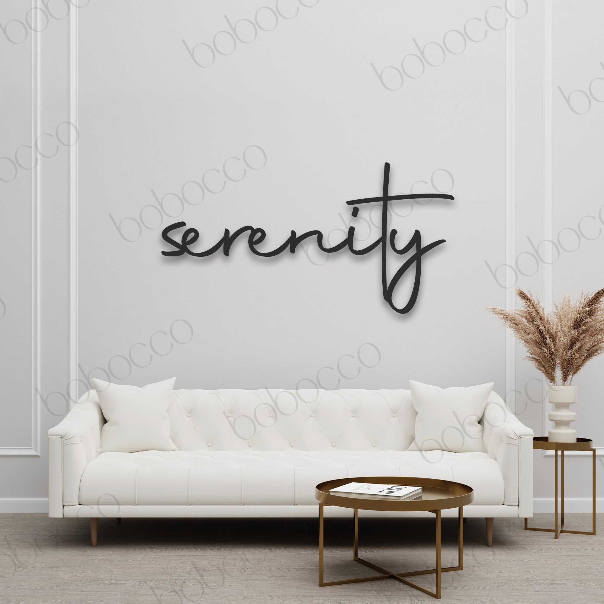 Metal Serenity Sign, Serenity Sign, Serenity Wall Hanging, Serenity ...