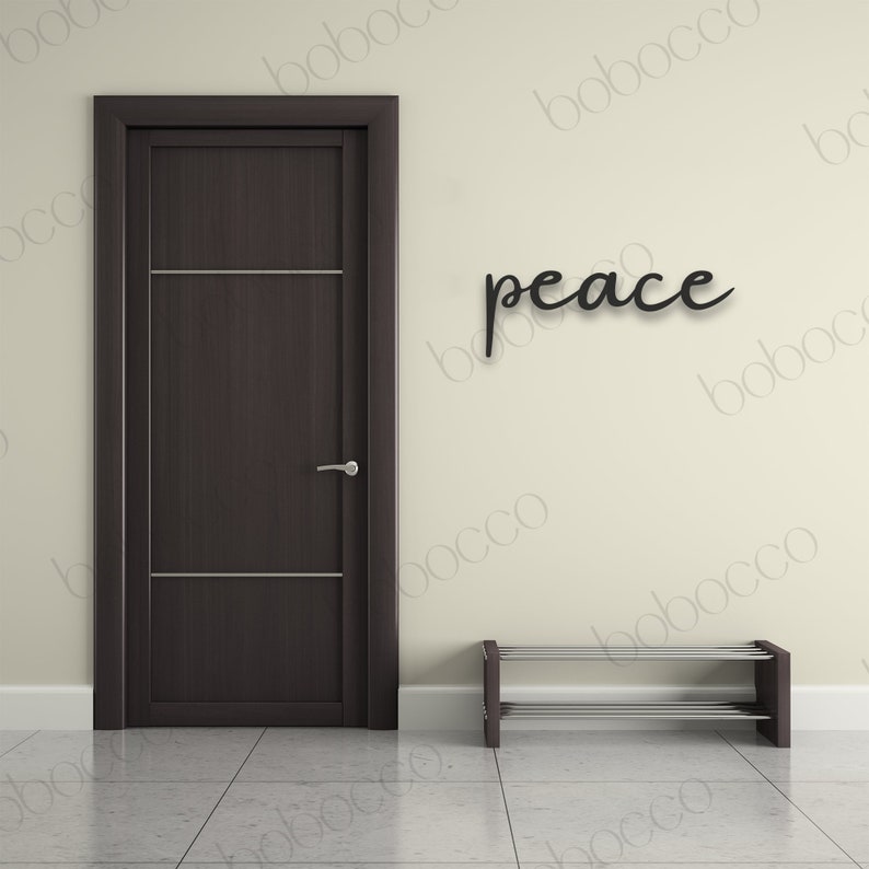 Metal Peace Sign, Peace Sign, Peace Wall Hanging, Peace Wall Decor ...