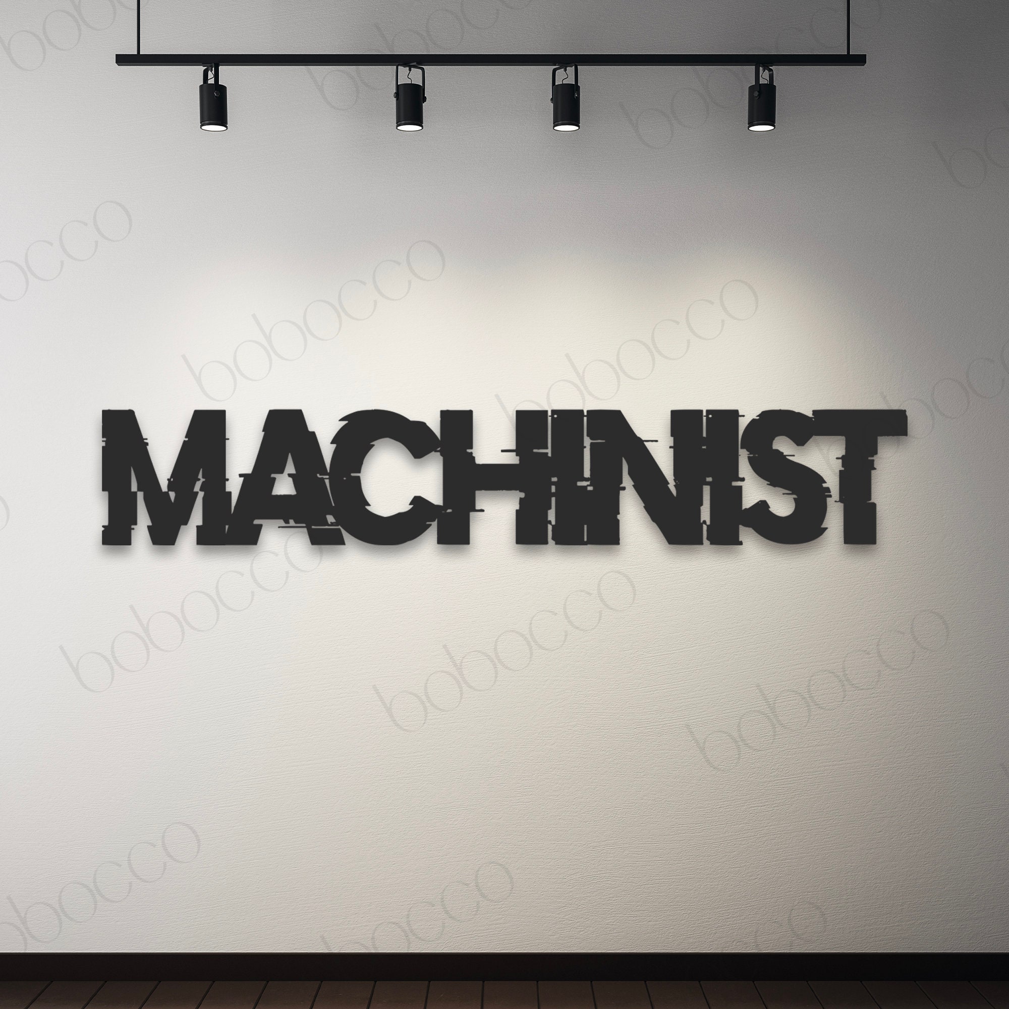 Metal Machinist Garage Sign, Machinist Sign, Machinist Wall Hanging ...
