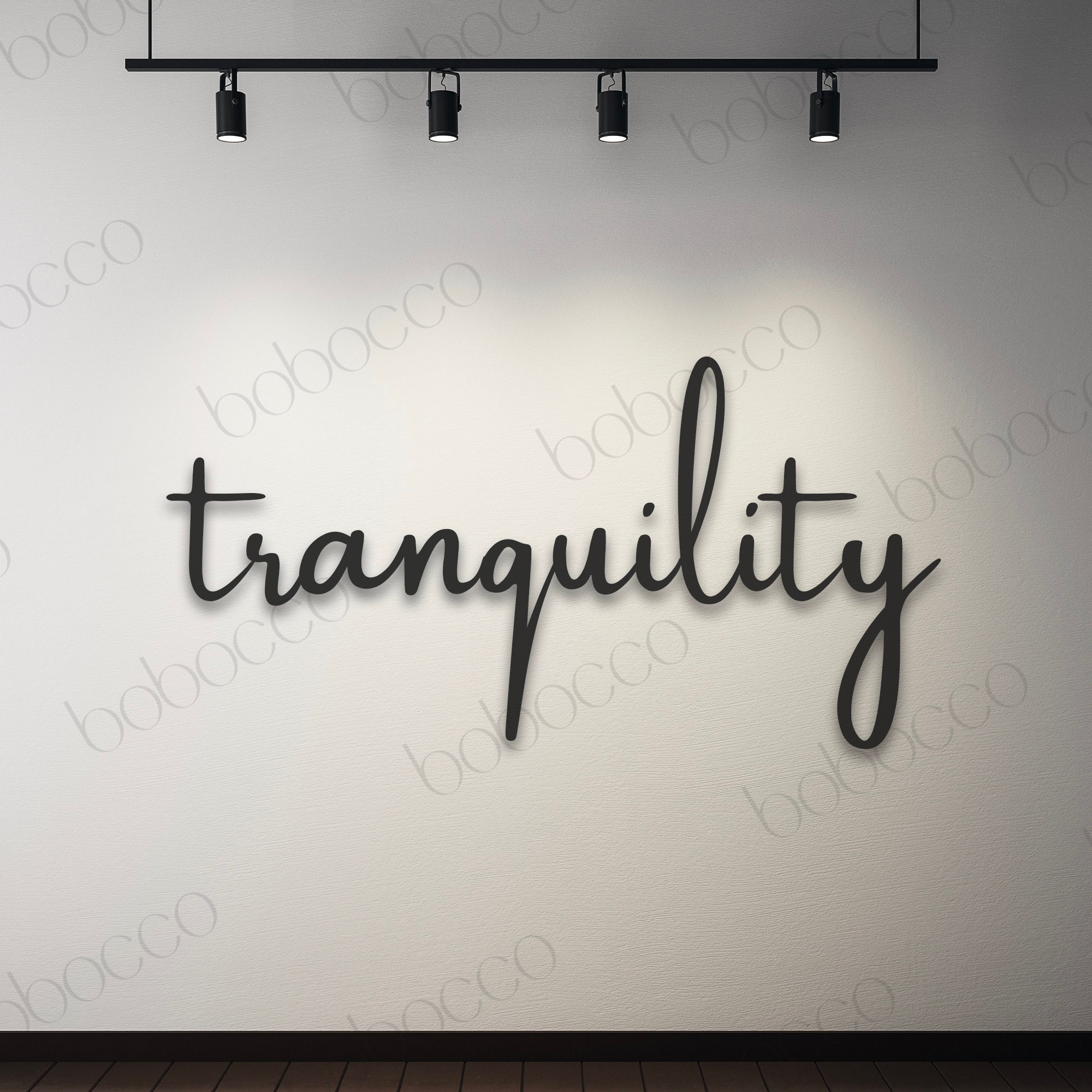 Metal Tranquility Sign, Tranquility Sign, Tranquility Wall Hanging ...