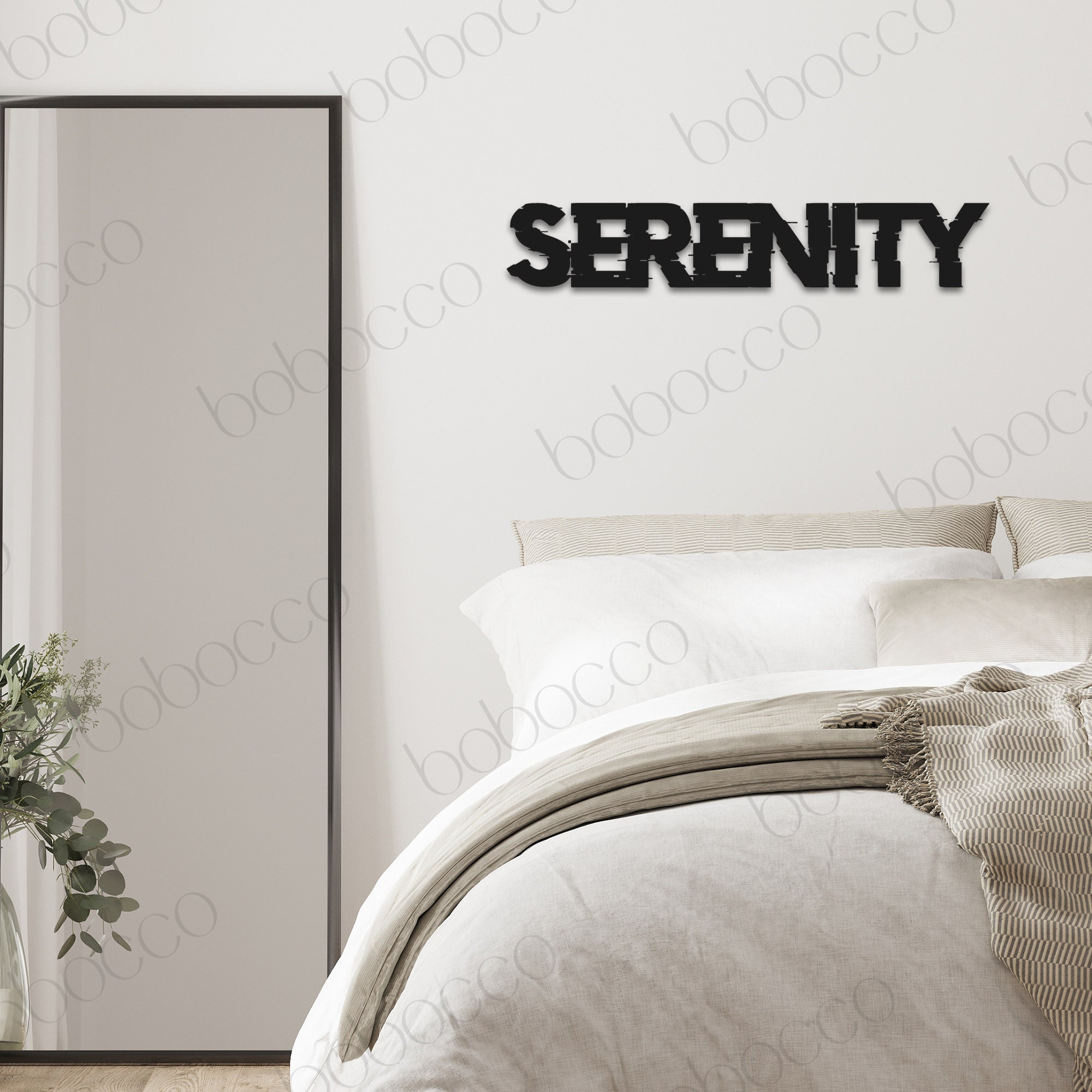 Metal Serenity Sign, Serenity Sign, Serenity Wall Hanging, Serenity ...
