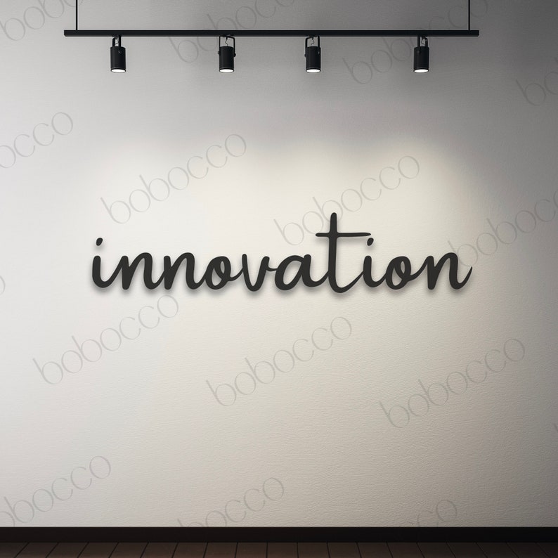 Metal Innovation Sign Innovation Sign Innovation Wall - Etsy
