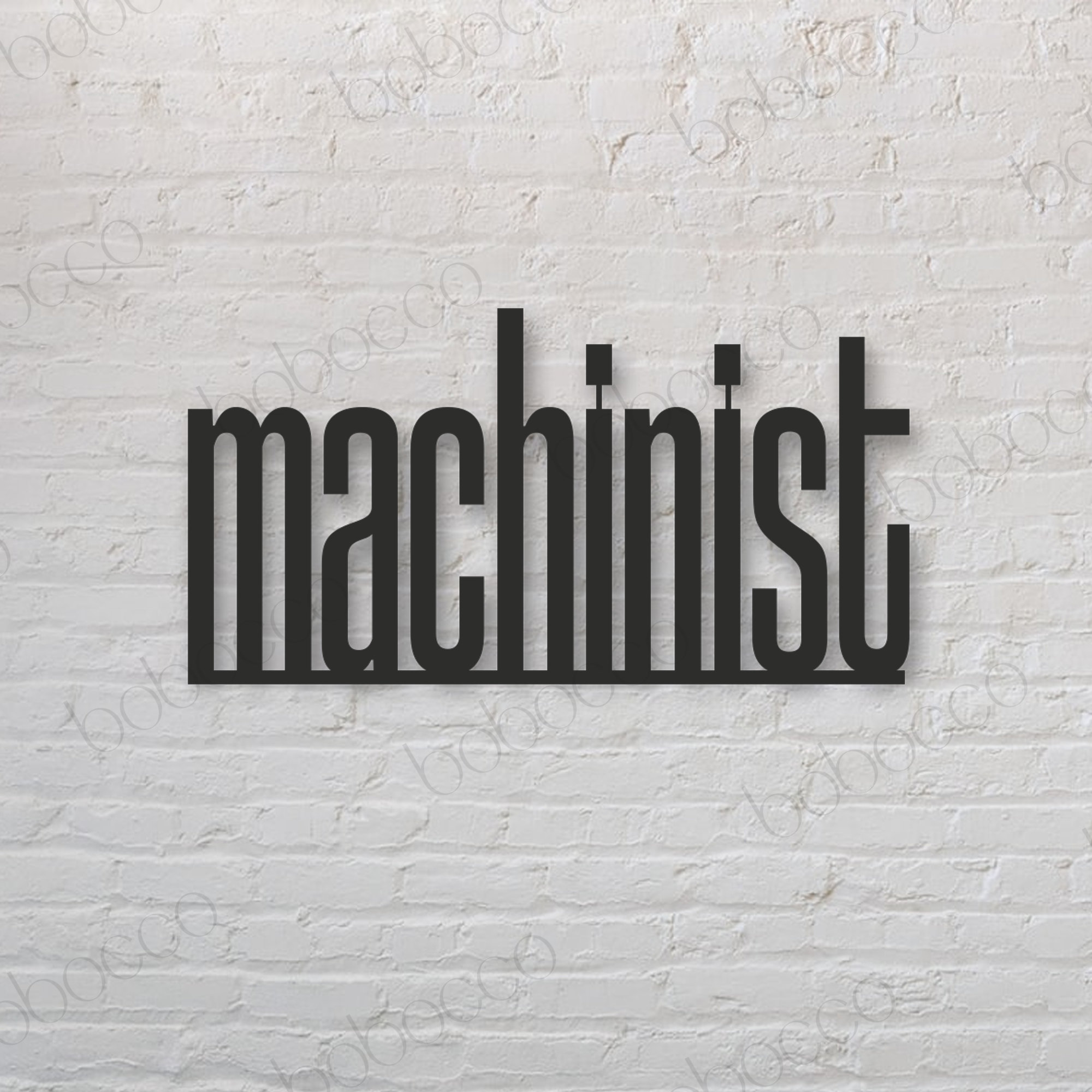 Metal Machinist Garage Sign, Machinist Sign, Machinist Wall Hanging ...