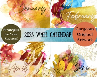 Girly Wall Calendar - Etsy