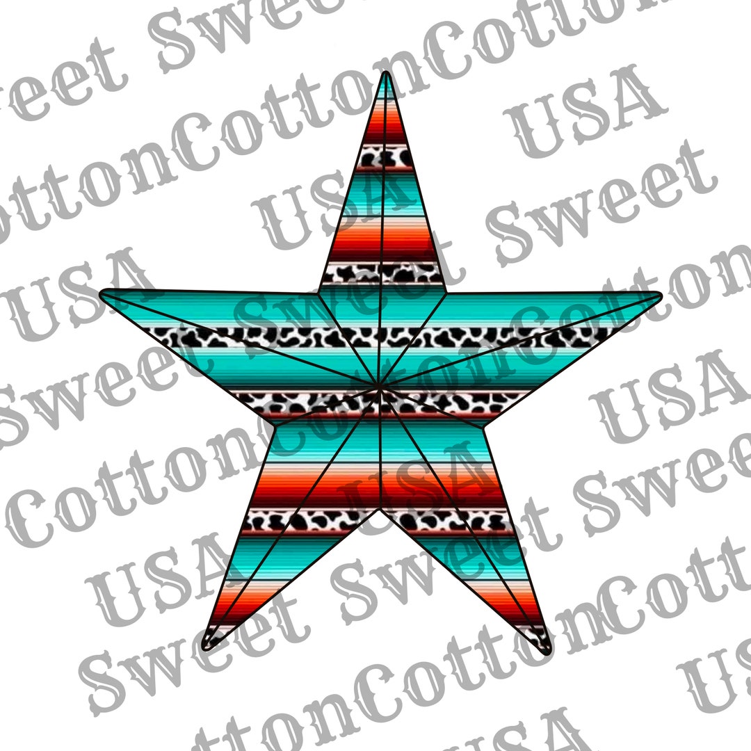 Western Star Png Star Png Western Png Sublimation Design - Etsy
