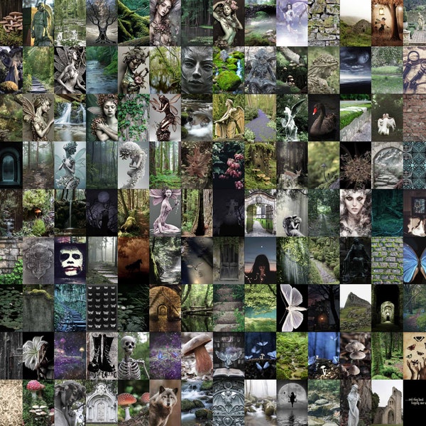 Grunge Collage Kit - Etsy