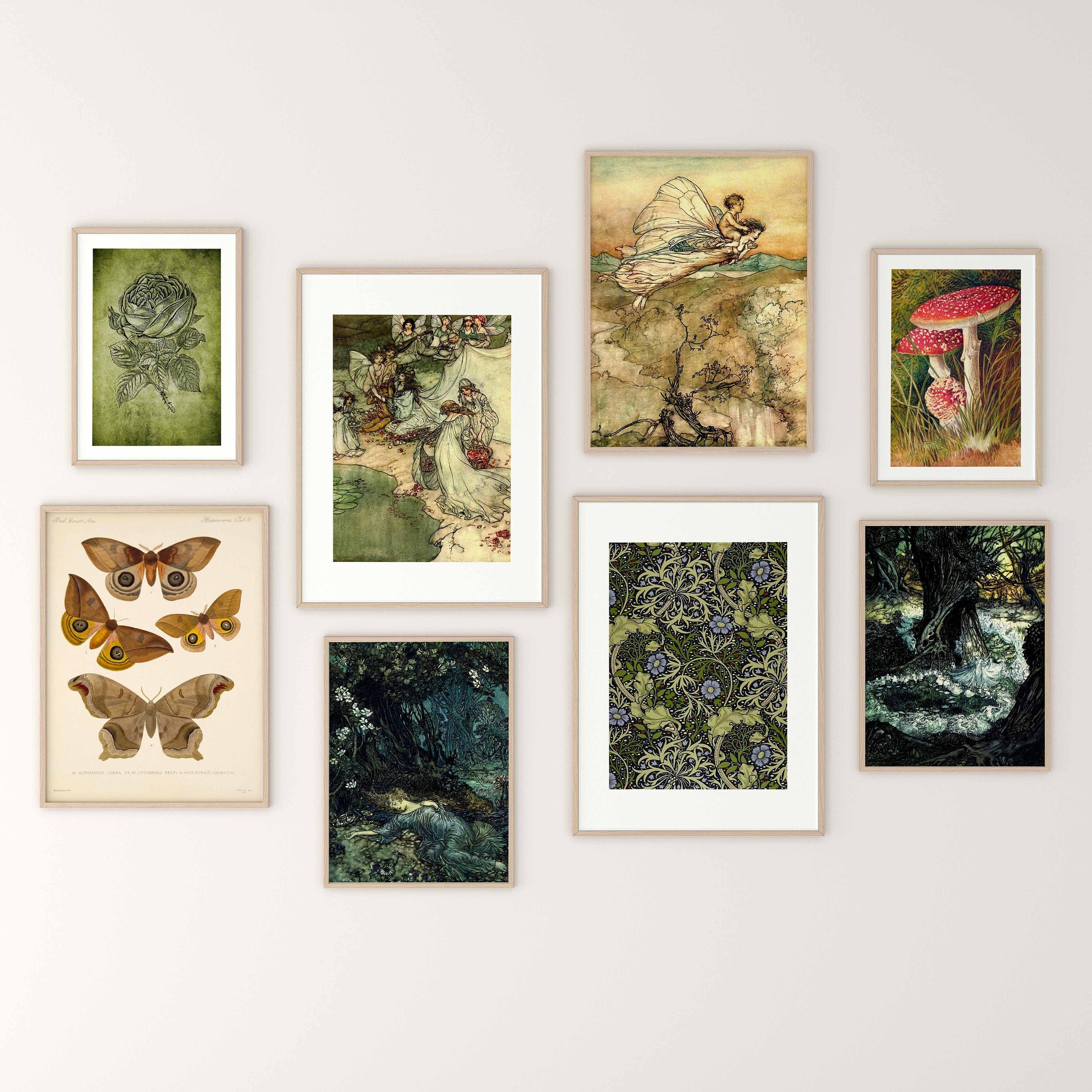 Fairycore Wall Collage Kit 200 PCS Grunge Room Decor - Etsy