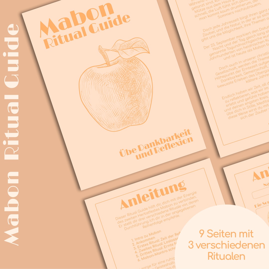 Mabon Sabbat Ritual Guide for Witches: 8 Pages. Autumn Equinox. Magical ...