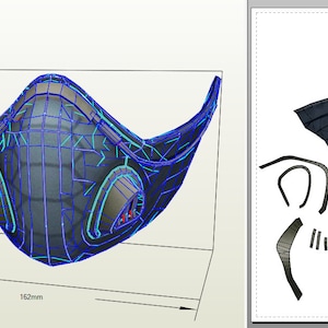 Viper Accessories Cosplay Template - Pepakura - Blueprint for Cosplay ...