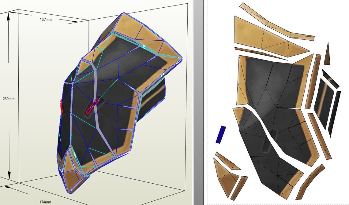 Reyna Cosplay Template | Pepakura for Cosplay | Valorant - Etsy