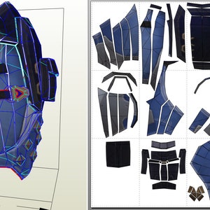 Reyna Cosplay Template | Pepakura for Cosplay | Valorant - Etsy