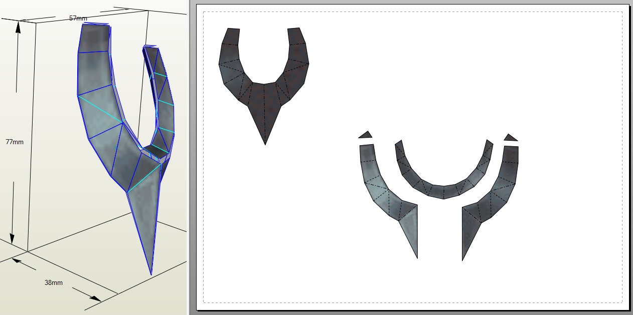 Heartsteel Kayn Assassin Template | Pepakura | Blueprint | League of ...