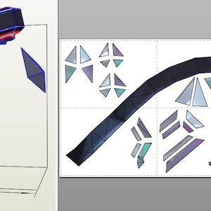 KDA Superfan Neeko Template | Pepakura | League of Legends | KDA - Etsy ...