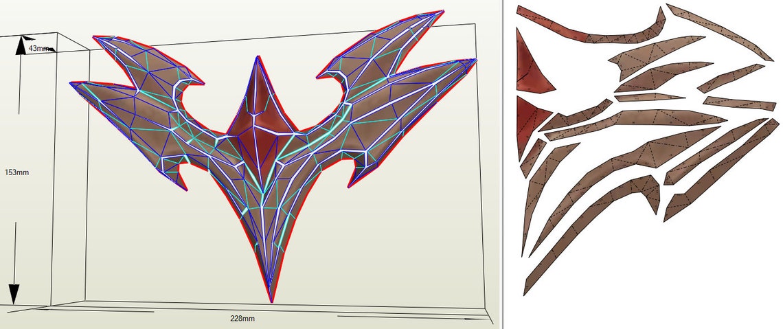 Immortalised Legend Ahri Cosplay Template | Pepakura for Cosplay ...