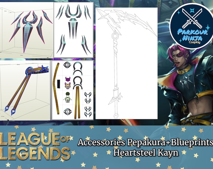 Reyna Cosplay Template | Pepakura for Cosplay | Valorant - Etsy Canada