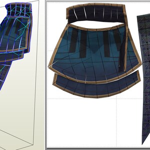 Reyna Cosplay Template | Pepakura for Cosplay | Valorant - Etsy