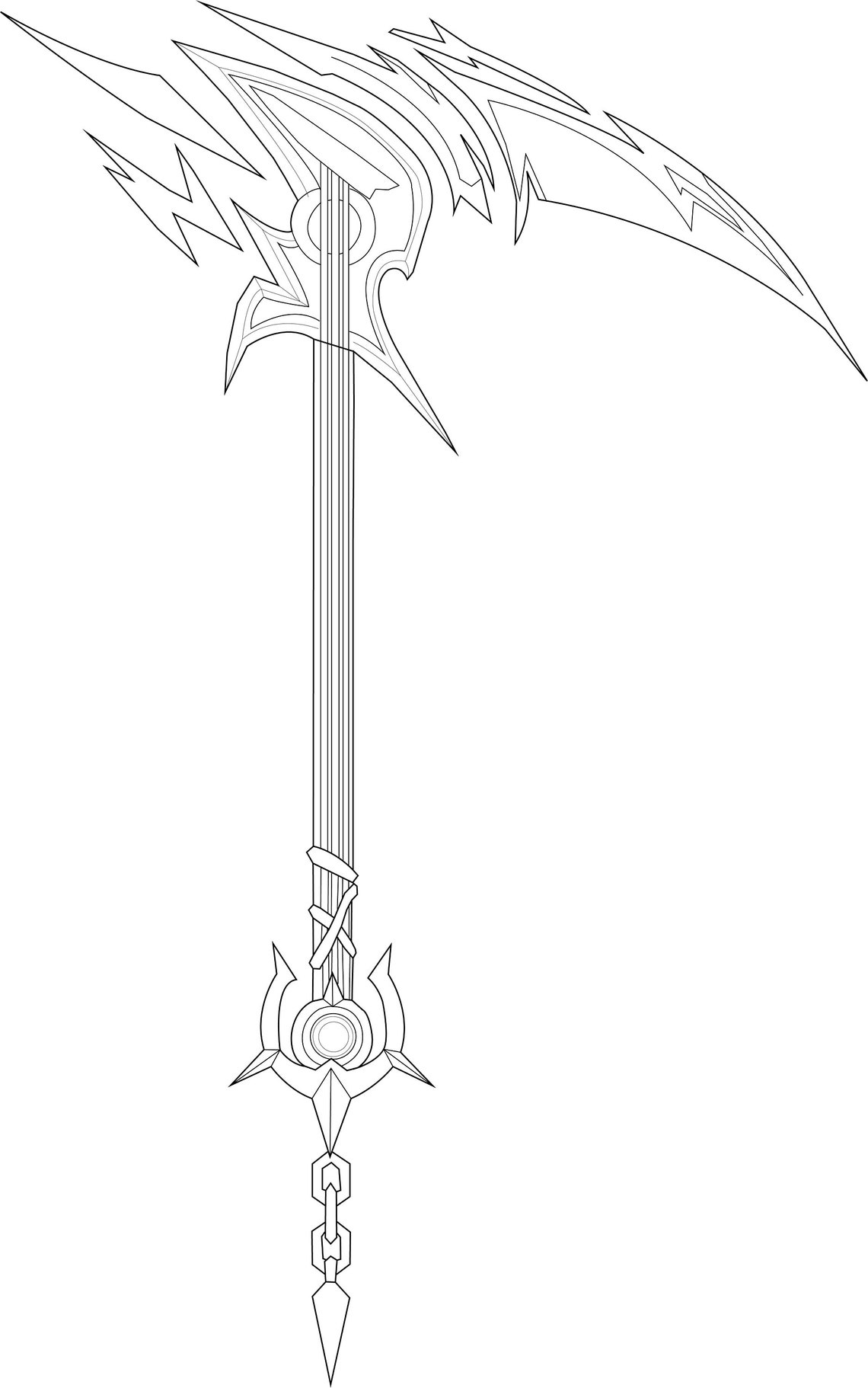 Heartsteel Kayn Rhaast Foam Template | Pepakura | Blueprint | League of ...