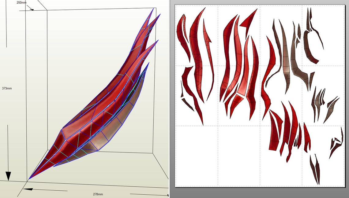 Immortalised Legend Ahri Cosplay Template | Pepakura for Cosplay ...