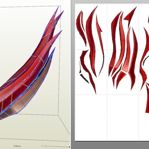 Immortalised Legend Ahri Cosplay Template | Pepakura for Cosplay ...