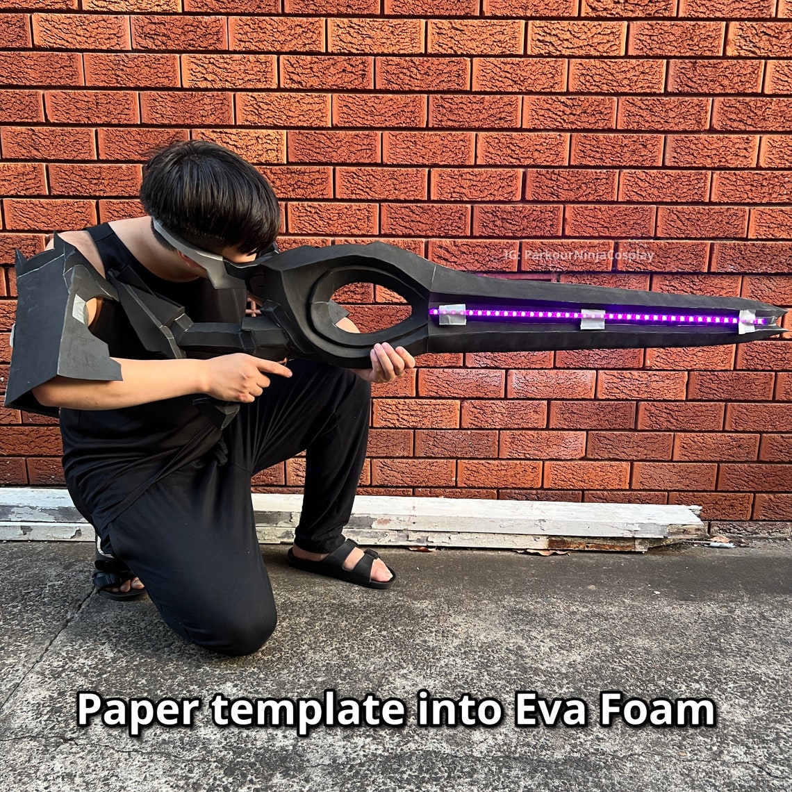 Battle Academia Caitlyn Rifle - Pepakura for Cosplay - League of ...