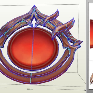 Immortalised Legend Ahri Cosplay Template | Pepakura for Cosplay ...