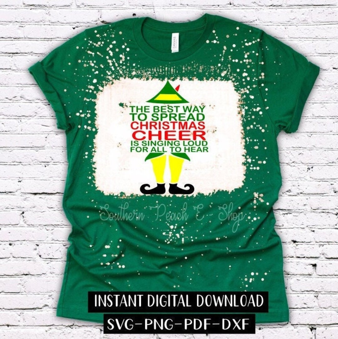 Buddy the Elf spread Christmas Cheer SVG the Best - Etsy