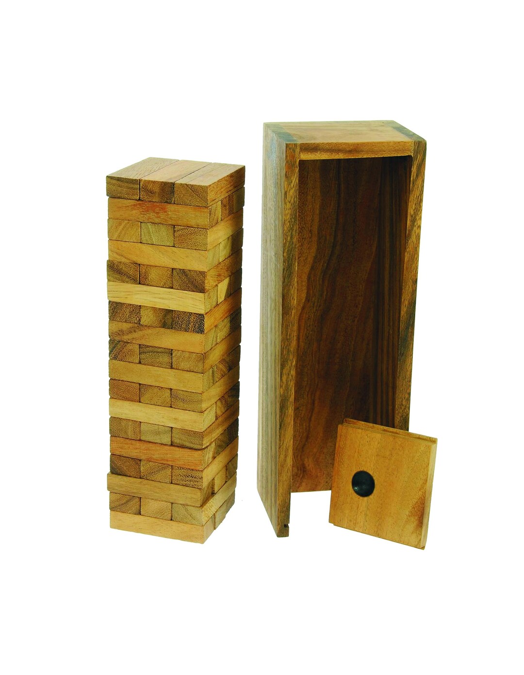 Topple Tower Table Top Dinner Party Game for Adults and Kids Wooden ...