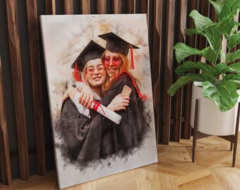 Friends Graduation Painting - Etsy