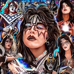KISS PORTRAITS. Set of 4 Bundle - Etsy
