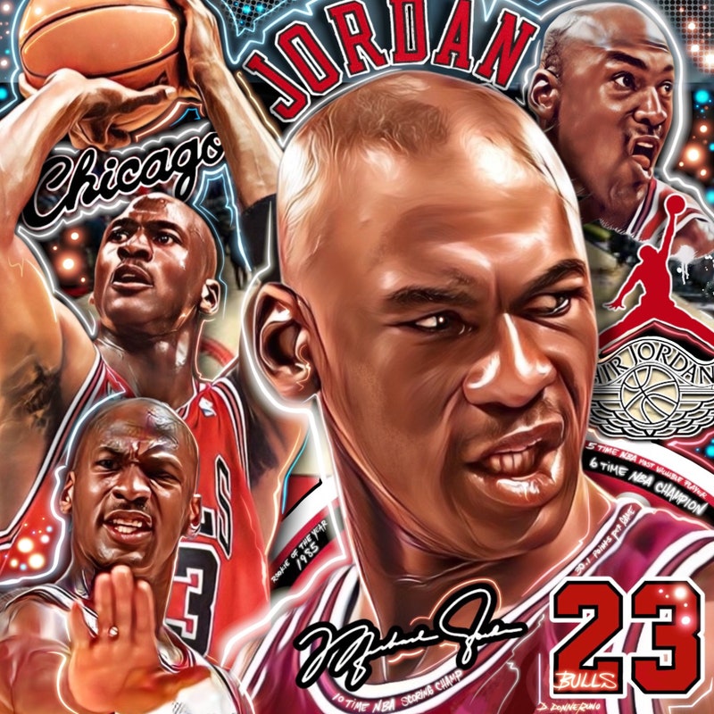 Michael Jordan Art - Etsy