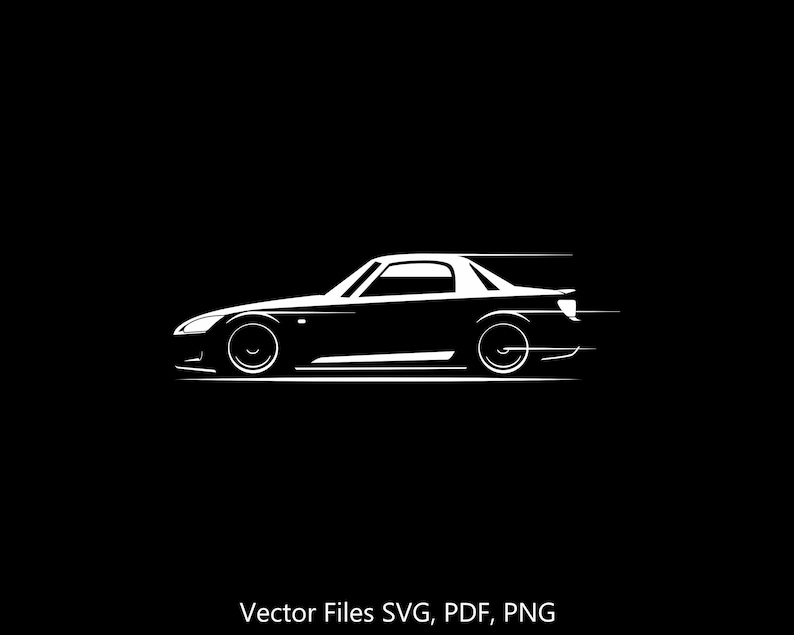 S2000 S2k 2000 Silhouette Illustration Digital Drawing Vector Graphic ...