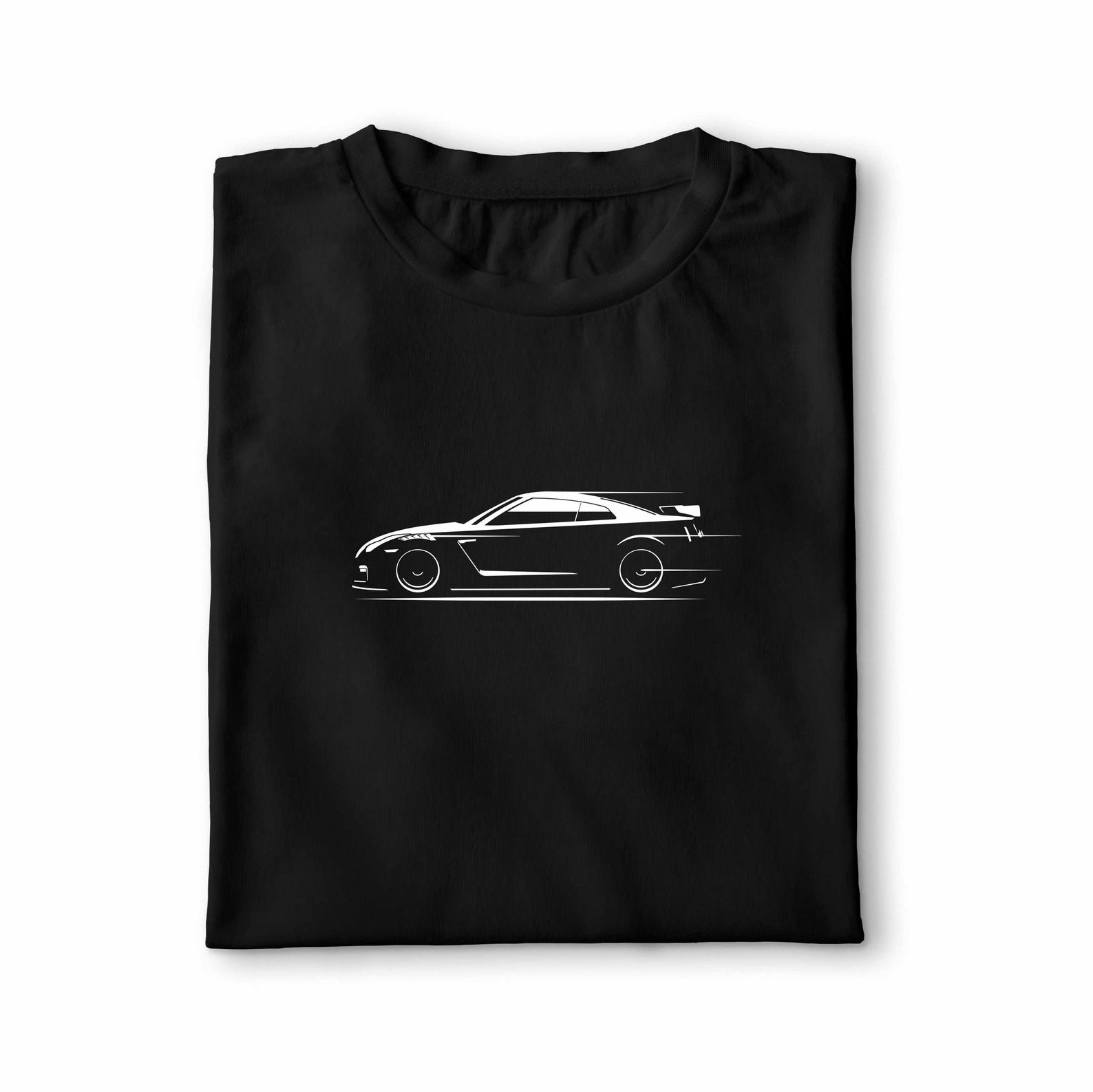 R35 GTR Nismo 2020 Silhouette Illustration Digital Drawing Vector ...