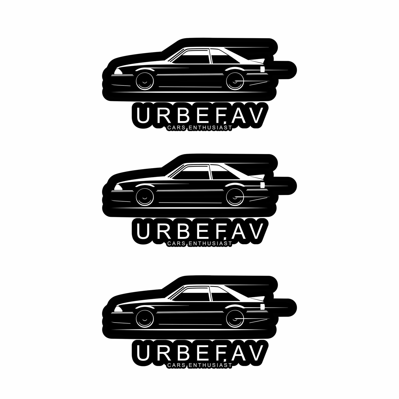 SVT Mustang Cobra R 1993 Silhouette Illustration Digital Drawing Vector ...
