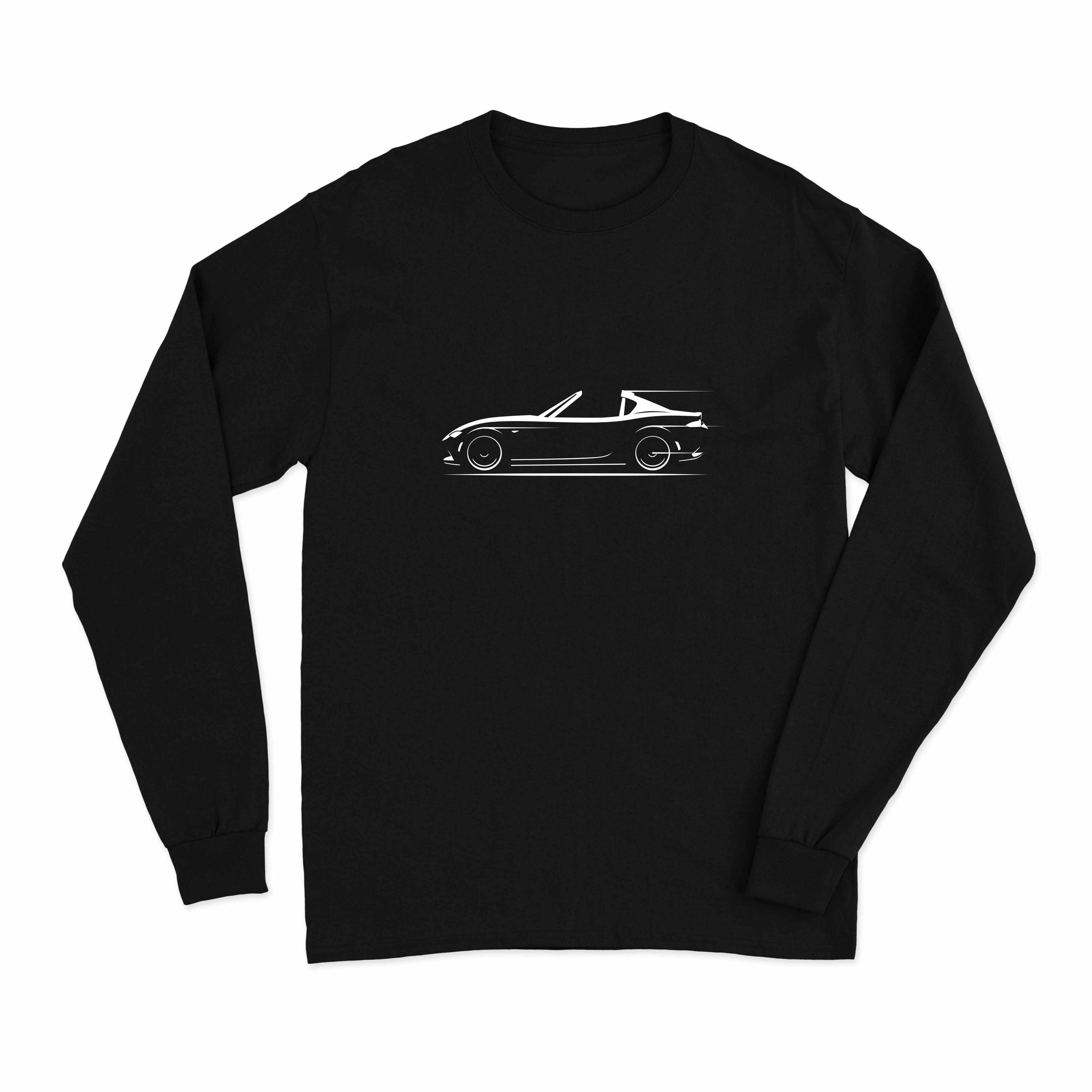 MX-5 Miata RF 2023 Silhouette Illustration Digital Drawing Vector ...