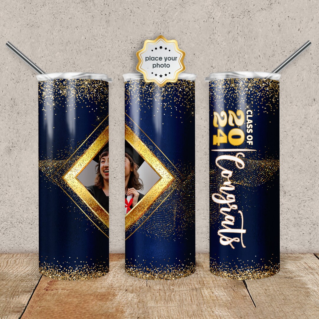 Congrats Graduate Tumbler Wrap 2024 Graduation 20oz Tumbler Sublimation ...
