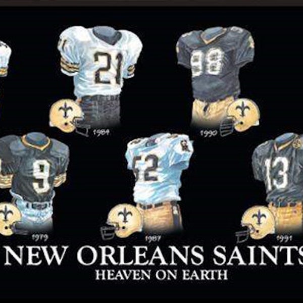 Saints Nfl Poster - Etsy