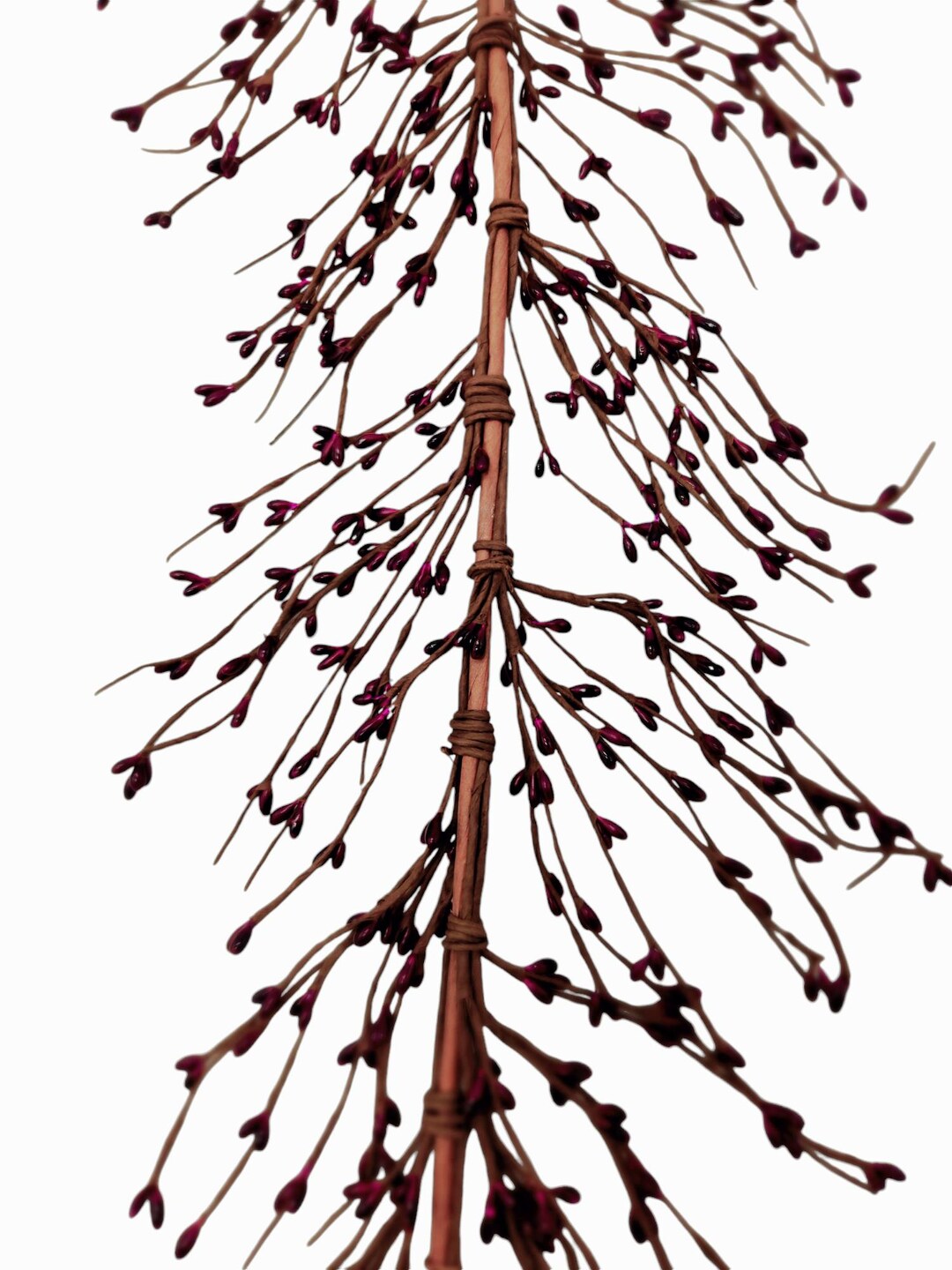 EV-C6 Burgundy Color Primitive Pip Berry Garland - Etsy