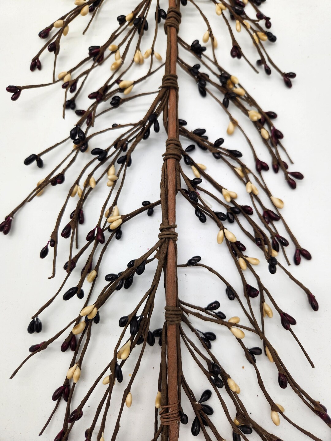 Primitive Pip Berry Garland 5.5ft, Farmhouse Rustic Garland, Country ...