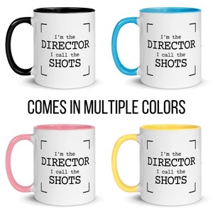 Film Director Mug, Film Director Gift, Movie Director, Filmmaker Mug ...