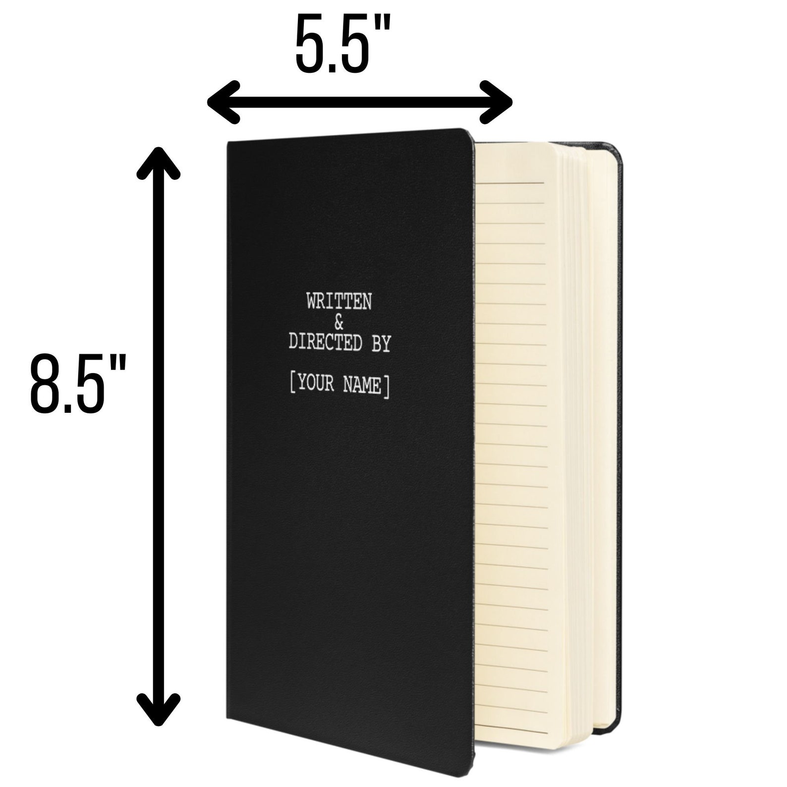 Written and Directed by Notebook, Customizable Film Gift, Film Buff ...