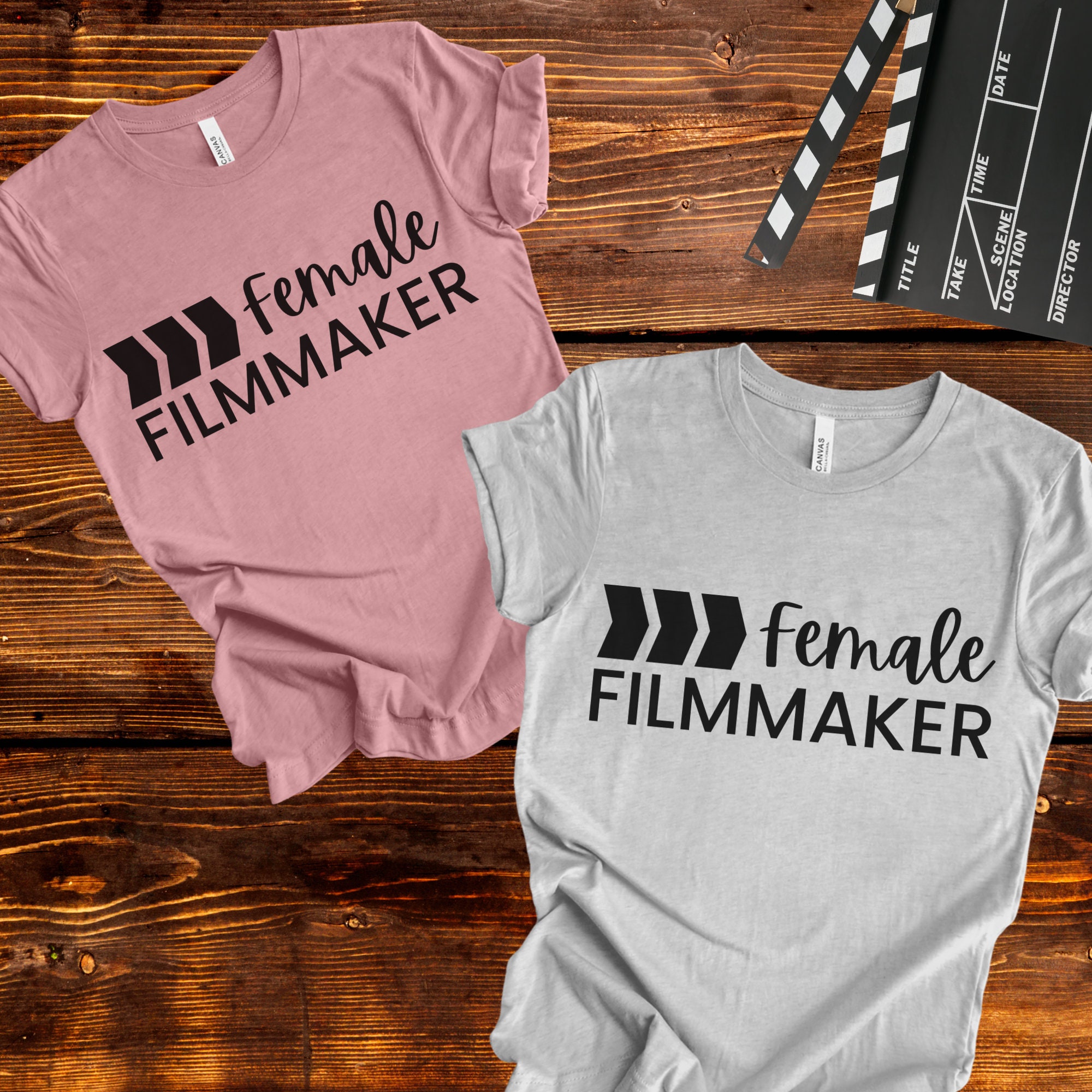 Female Filmmaker Shirt, Women in Film Shirt, Youtuber Gift, Film ...