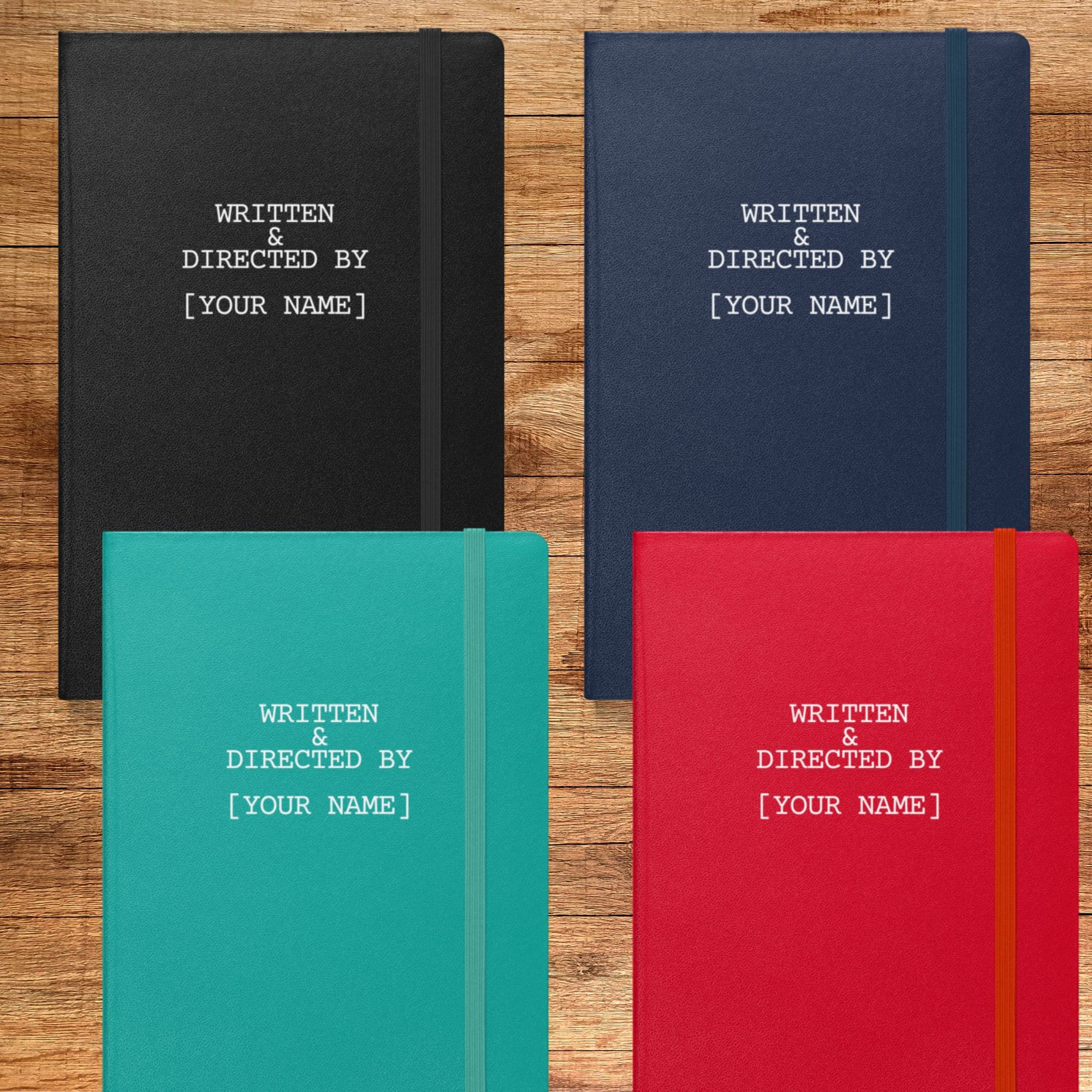 Written and Directed by Notebook, Customizable Film Gift, Film Buff ...
