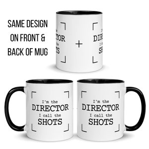 Film Director Mug, Film Director Gift, Movie Director, Filmmaker Mug ...