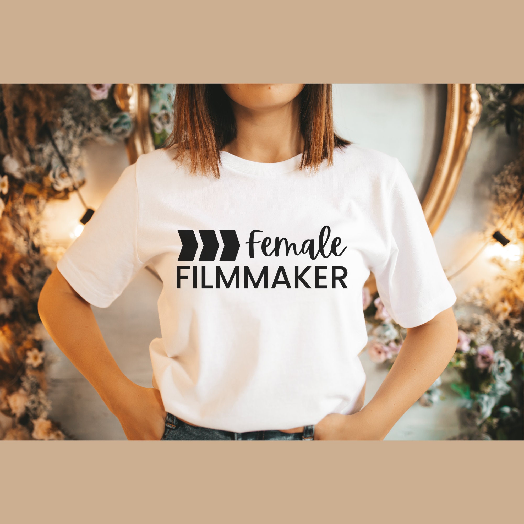 Female Filmmaker Shirt, Women in Film Shirt, Youtuber Gift, Film ...