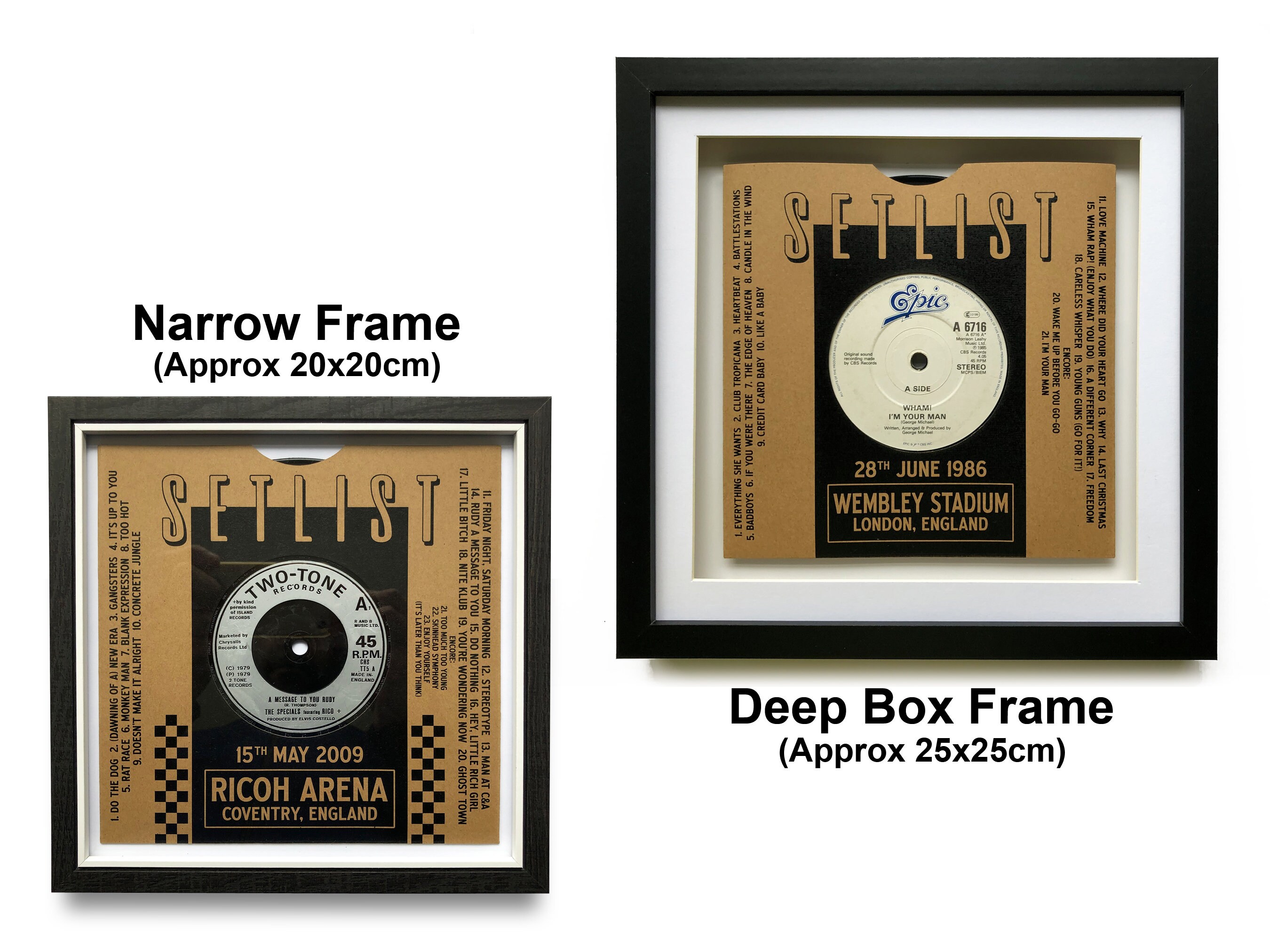 Iron Maiden 1984 Concert Setlist / Sanctuary / 7 Vinyl Record Sleeve in ...