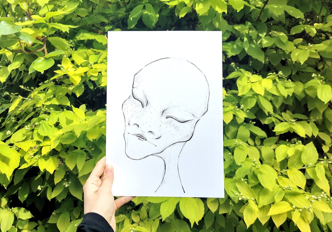 Acceptance Original Art Print / Contemporary Wall Art / Expressive Ink ...