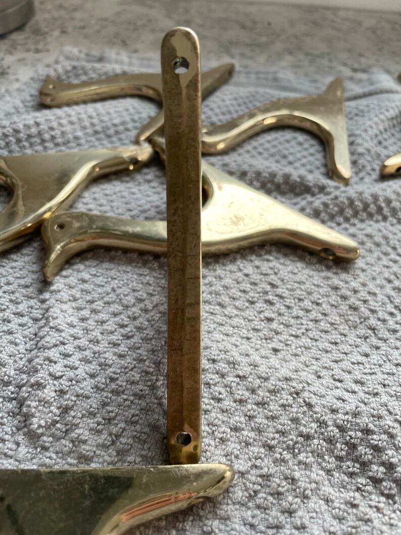 Solid Brass Duck, Vintage Coat Hooks, Lakehouse Decor, Goose Wall Decor ...